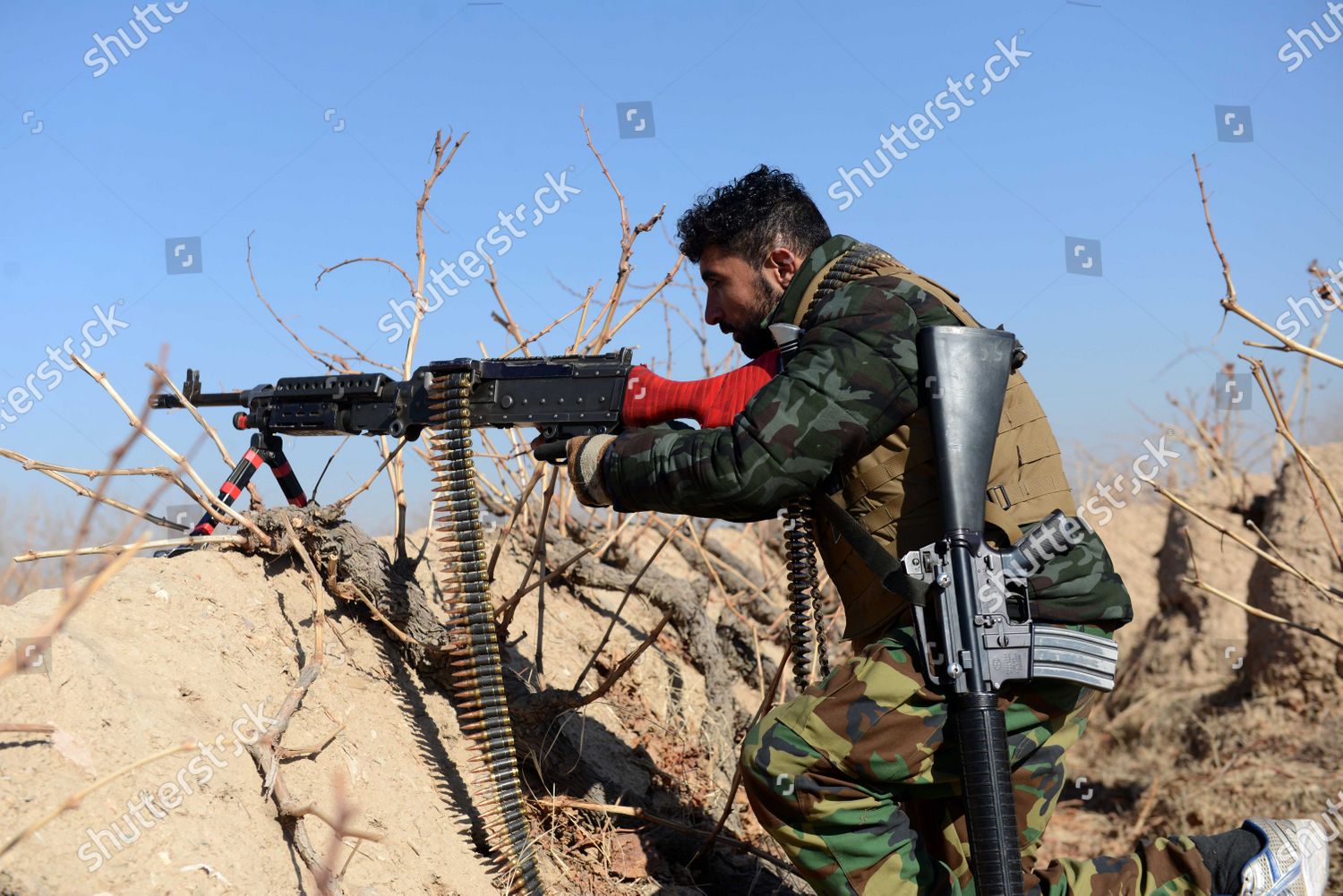 Afghan Security Force Member Takes Part Editorial Stock Photo - Stock ...