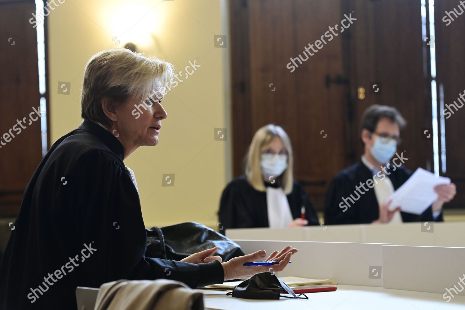 Lawyer Christine Mussche Pictured Start Retrial Editorial Stock Photo ...