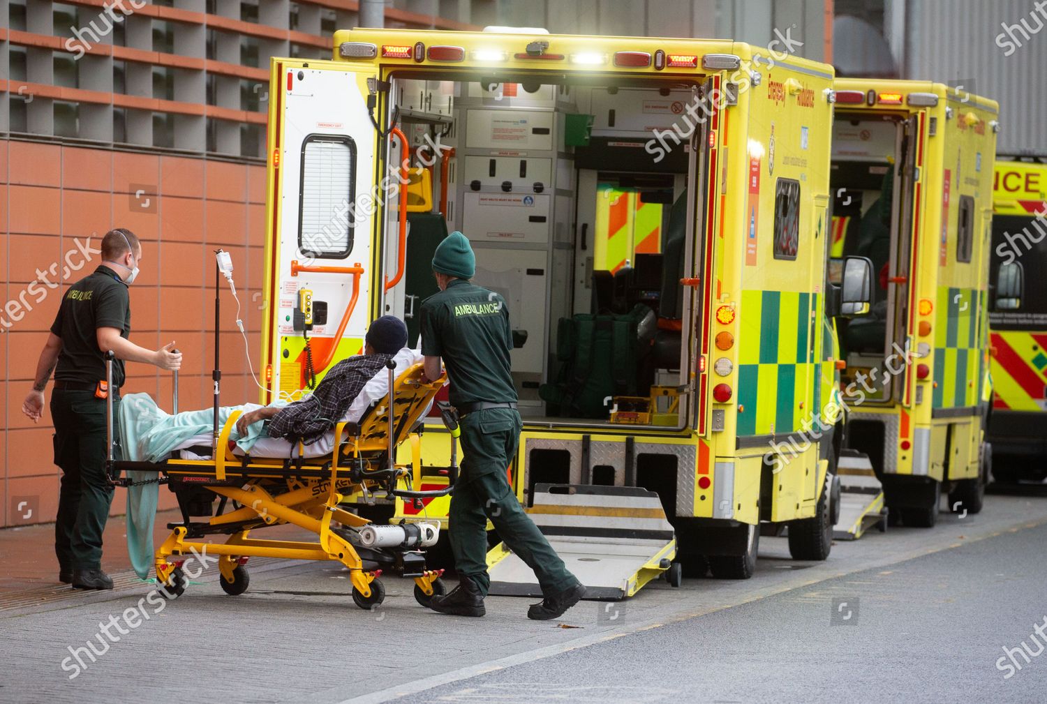 Lines Ambulances Steady Stream Patients Arriving Editorial Stock Photo ...