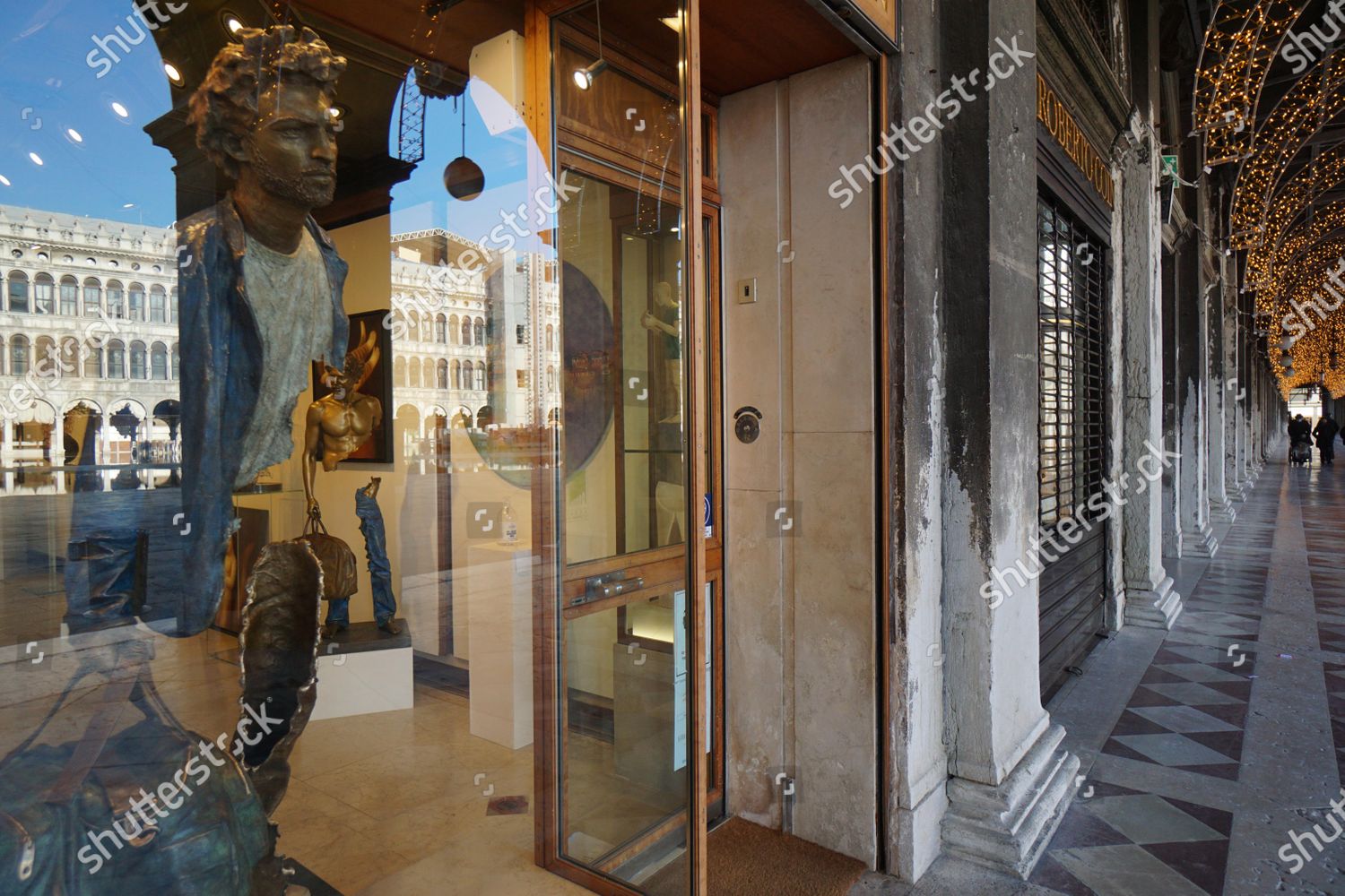 Window Art Gallery Closed Public San Editorial Stock Photo - Stock ...