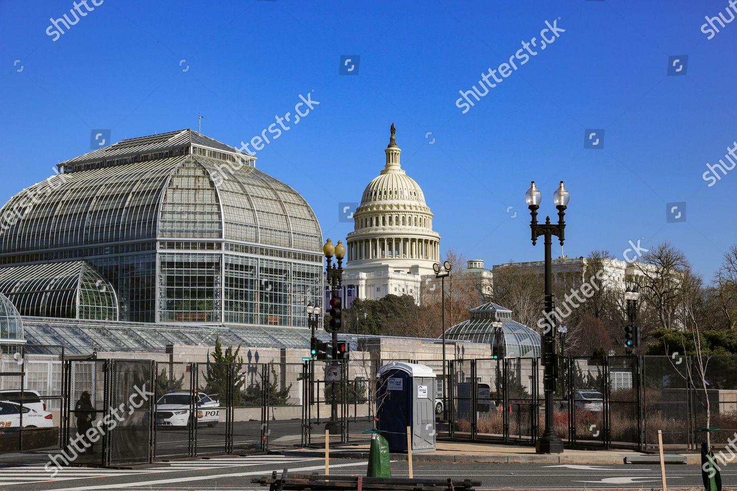 Perimiter Fencing Surrounds Area Around Us Editorial Stock Photo ...