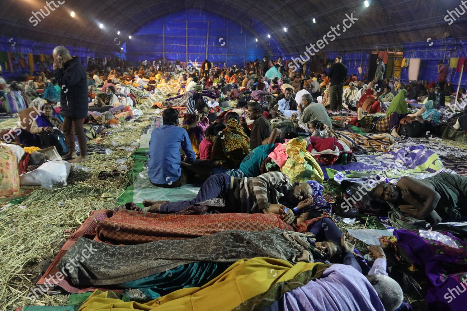 Pilgrims Night Shelter Pilgrims Transit Camp Editorial Stock Photo ...