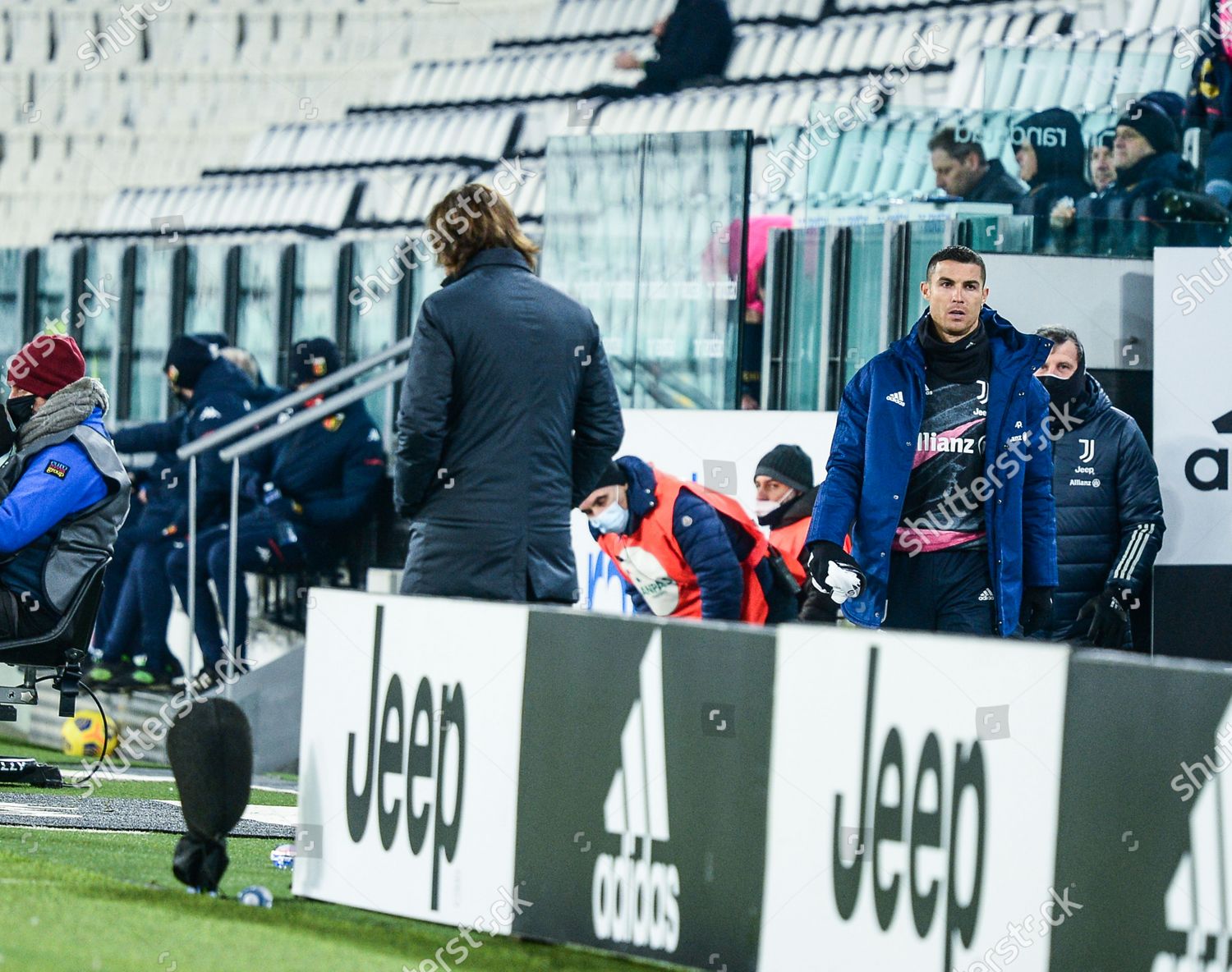Cristiano Ronaldo Juventus Fc On Bench Editorial Stock Photo - Stock ...