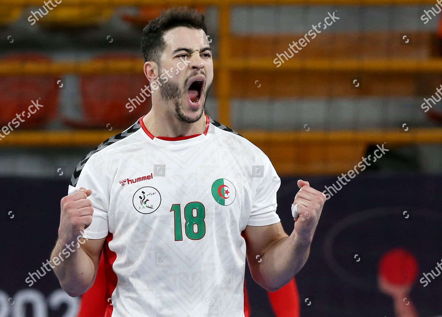 Hichem Kaabeche Algeria Reacts During Match Editorial Stock Photo ...