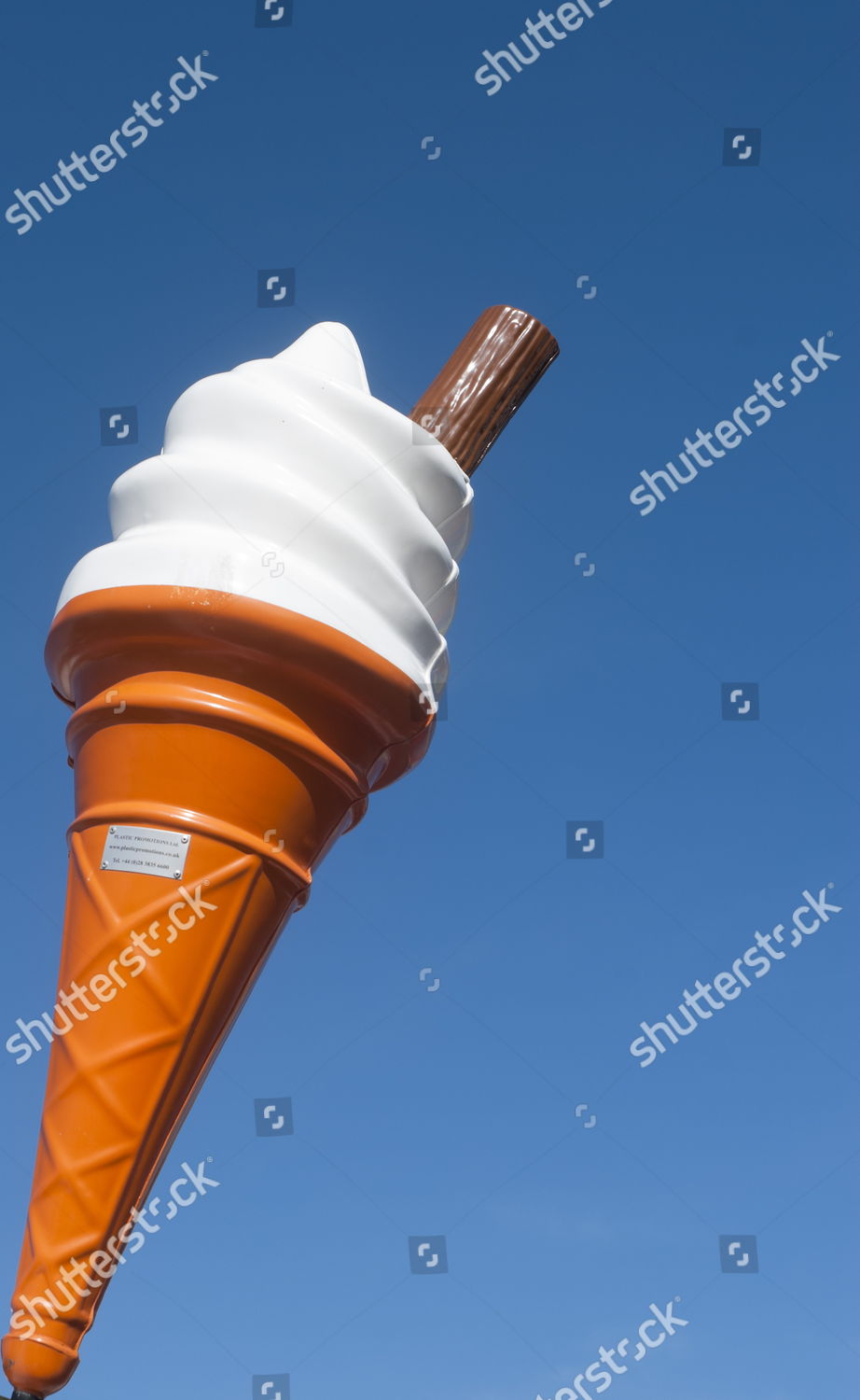 Giant Plastic Ice Cream Cone Editorial Stock Photo - Stock Image ...