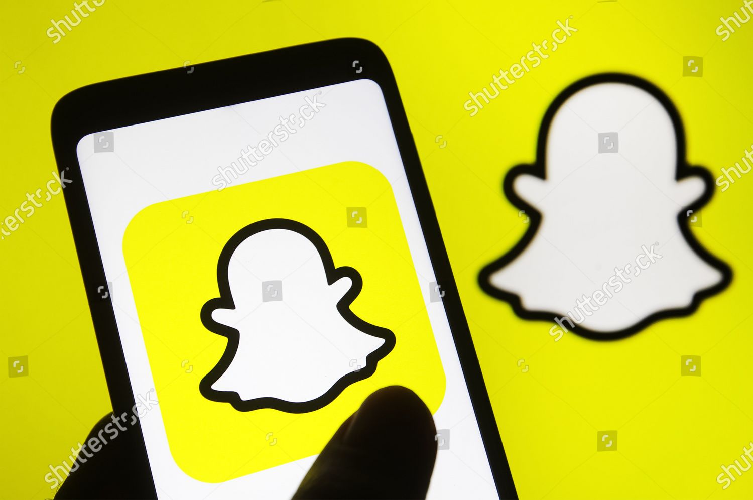This Photo Illustration Snapchat Logo Seen Editorial Stock Photo ...