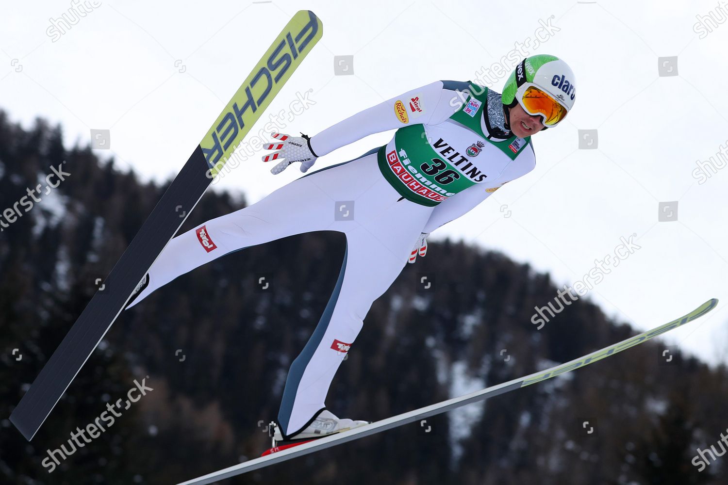 Mario Seidl Austria Soars Through Air Editorial Stock Photo - Stock ...