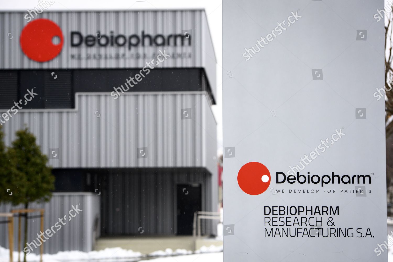 Logo Swiss Biopharmaceutical Company Debiopharm Pictured Editorial ...