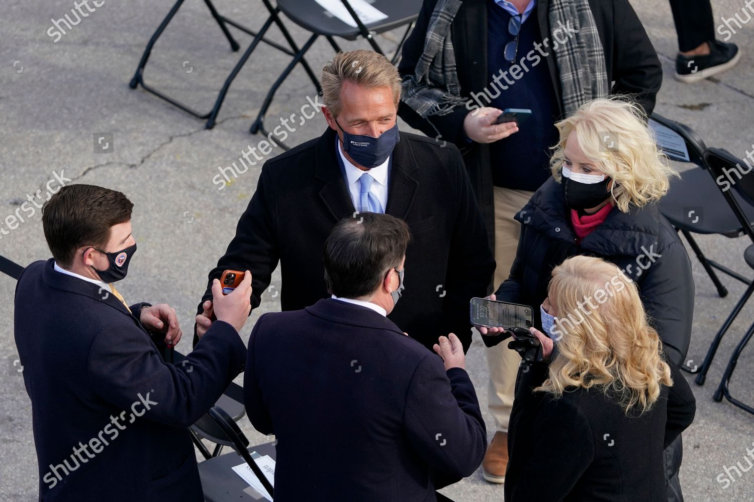 Former Sen Jeff Flake Arizona Arrives Editorial Stock Photo - Stock ...