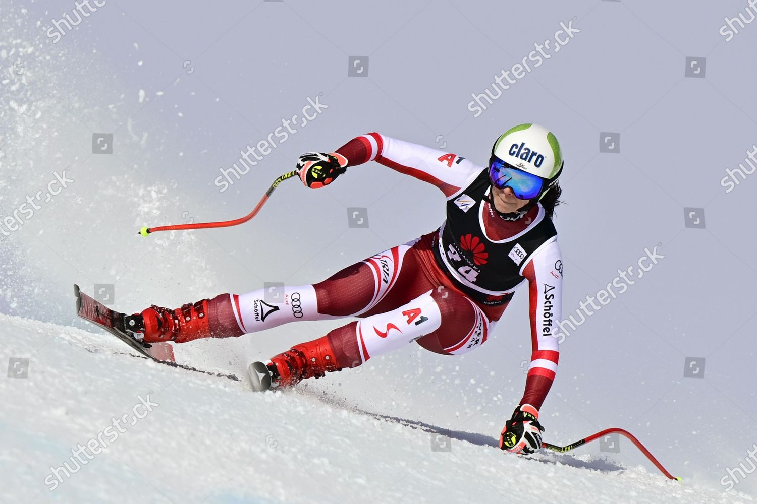 Mirjam Puchner Austria Action During Womens Editorial Stock Photo ...