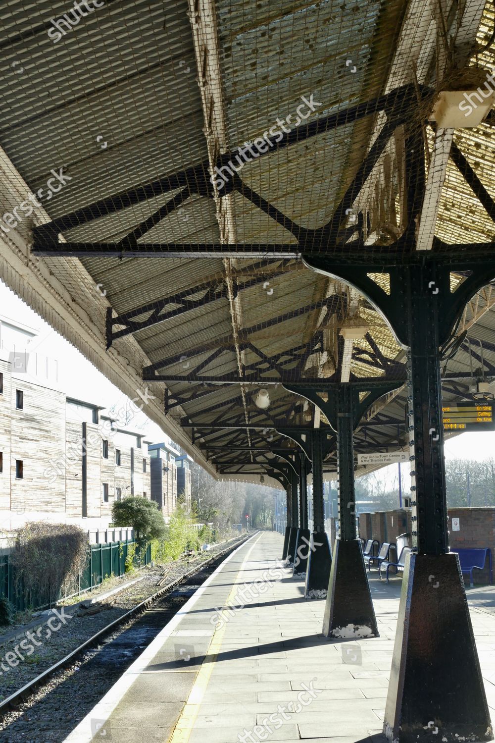 Henley Train Station Deserted Despite Running Editorial Stock Photo ...