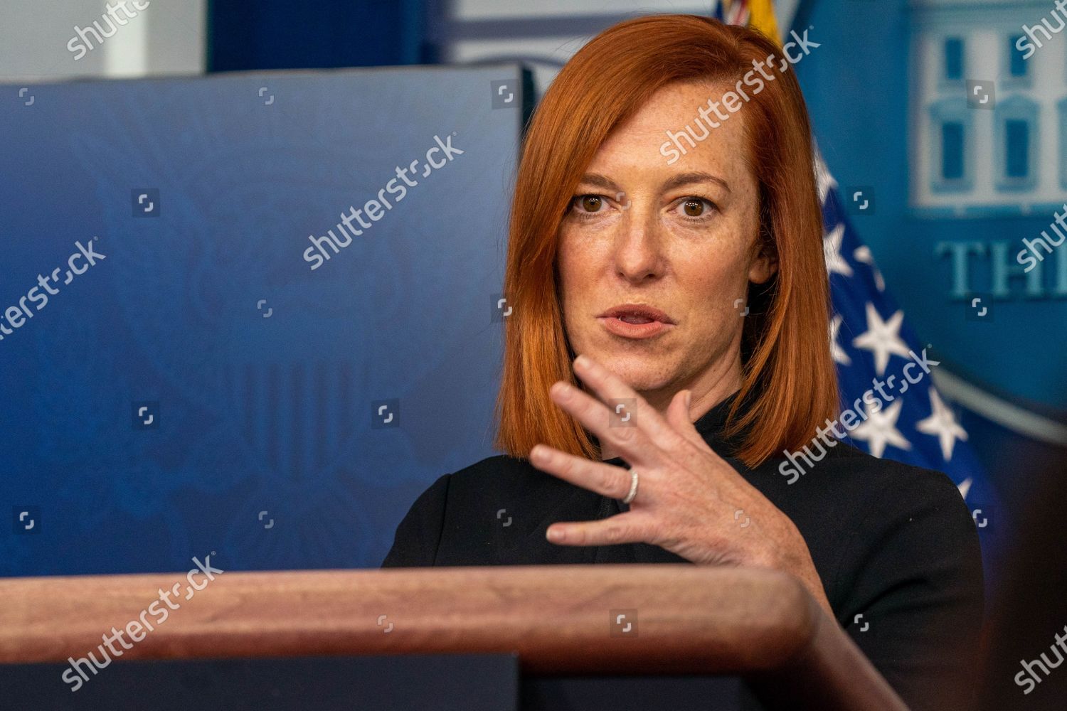 Press Secretary Jen Psaki Speaks During Editorial Stock Photo - Stock ...