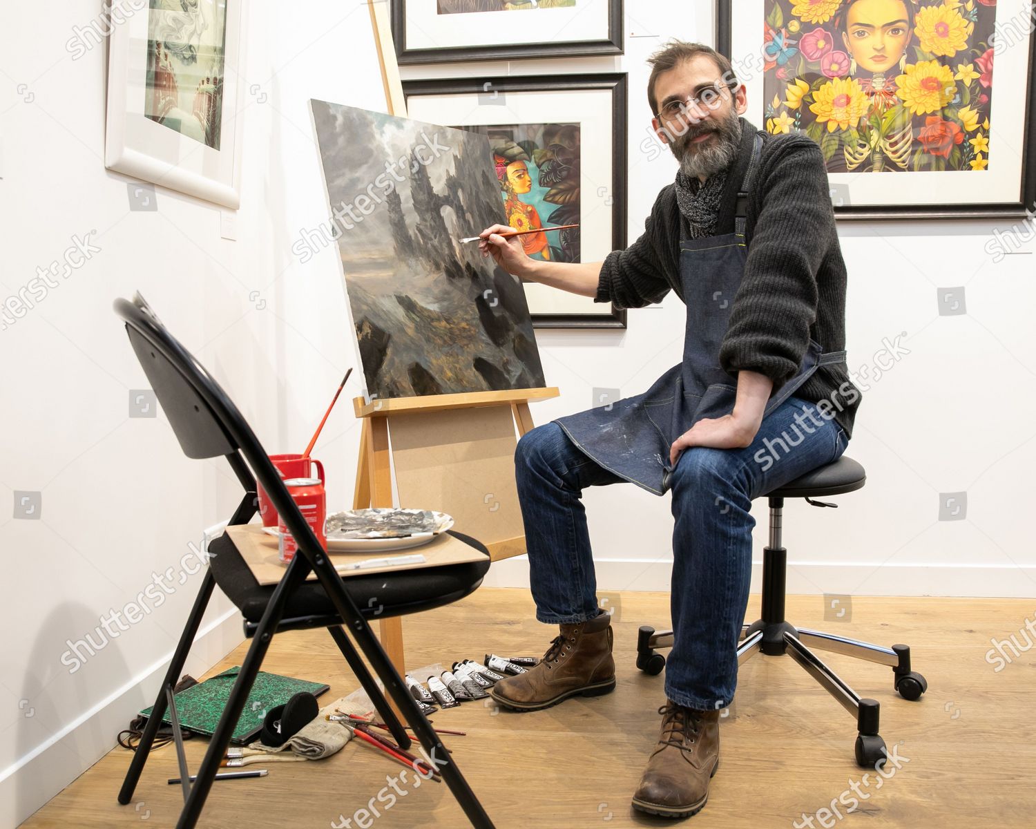 Julien Delval Cartoonist Illustrator He Became Editorial Stock Photo ...