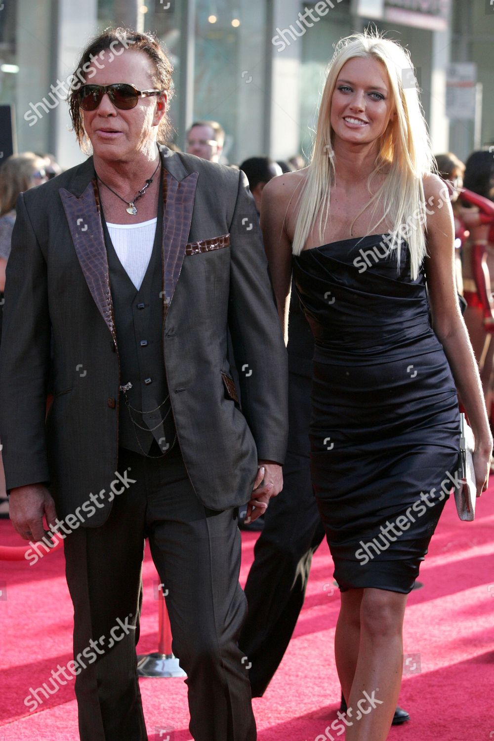 Mickey Rourke Anastassija Makarenko Editorial Stock Photo - Stock Image ...