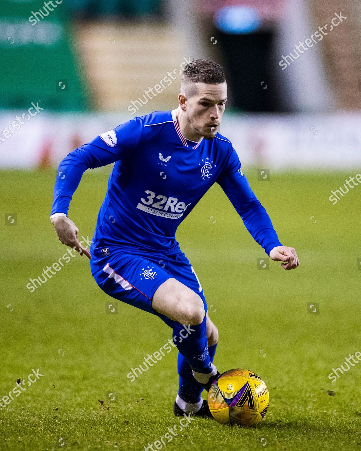 Ryan Kent Rangers On Ball During Editorial Stock Photo - Stock Image ...