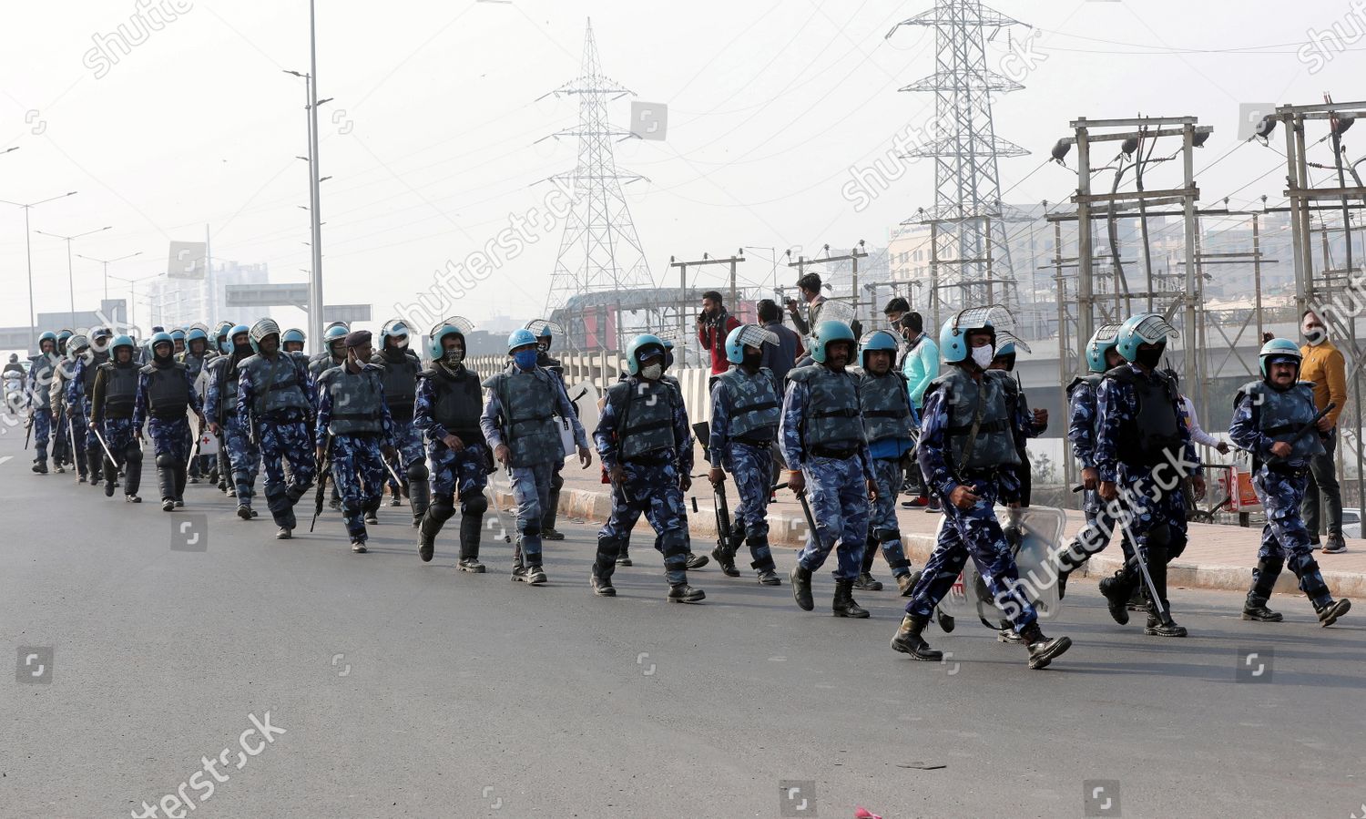 Indian Members Rapid Action Force Raf Editorial Stock Photo - Stock ...