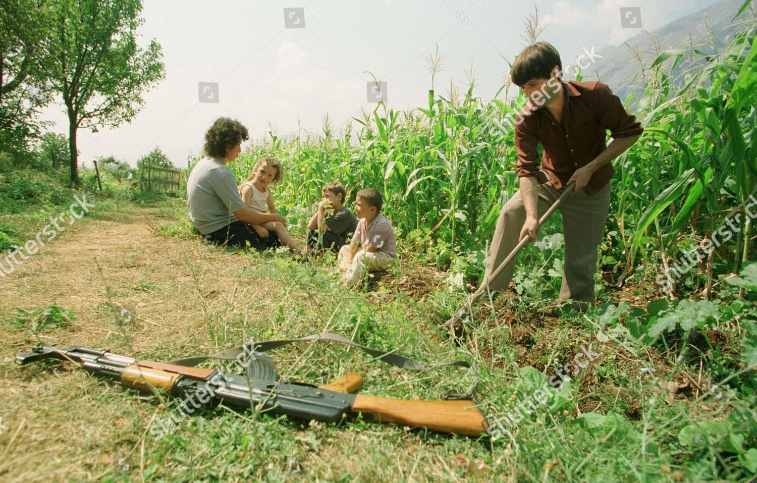 Albanian Farmer Avdyl Kulici 31 His Editorial Stock Photo - Stock Image ...