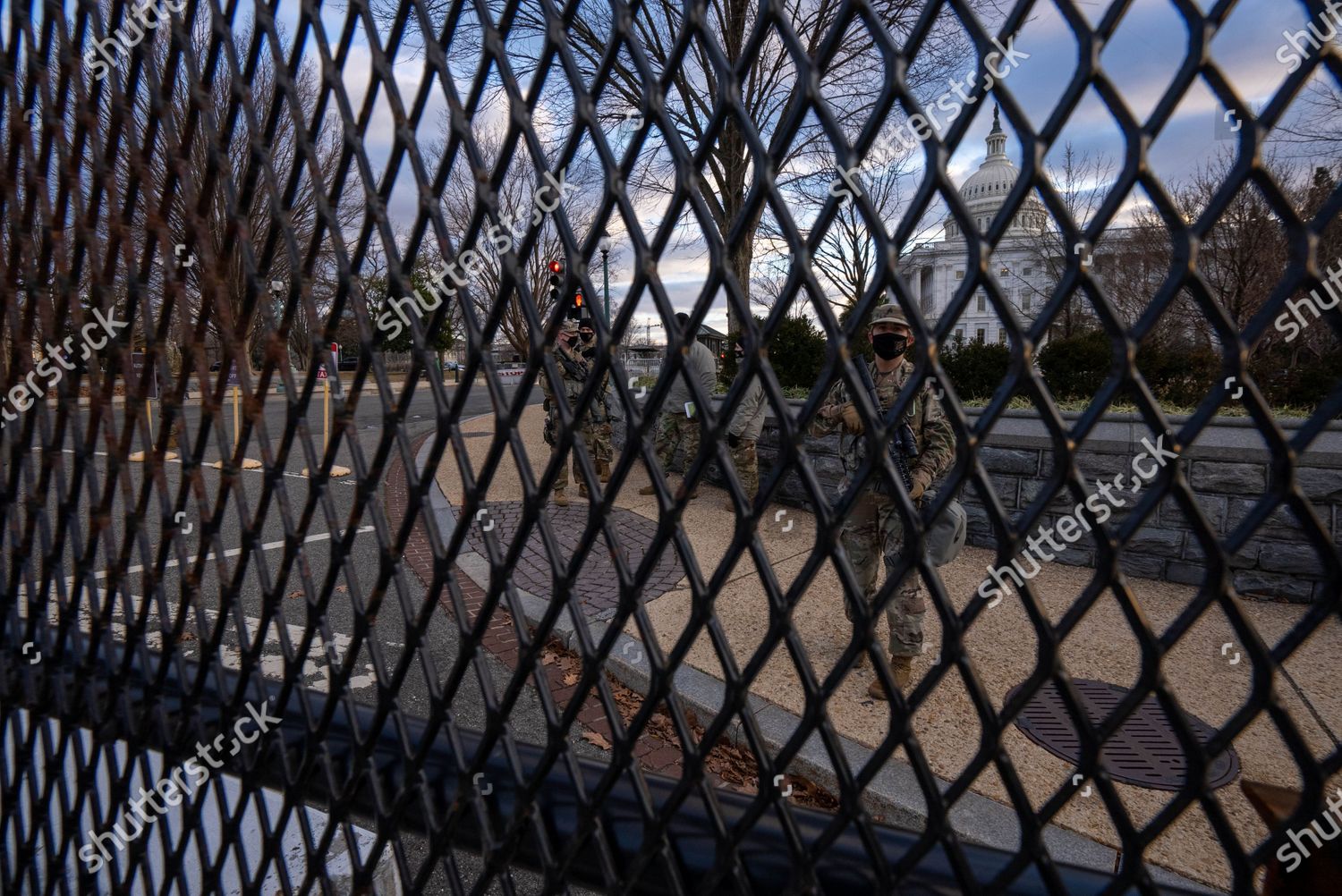 National Guard Troops Patrol Inner Perimeter Editorial Stock Photo ...
