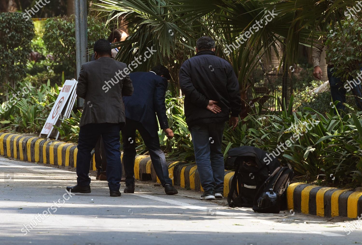 Police Blast Investigation Team During Investigation Editorial Stock ...