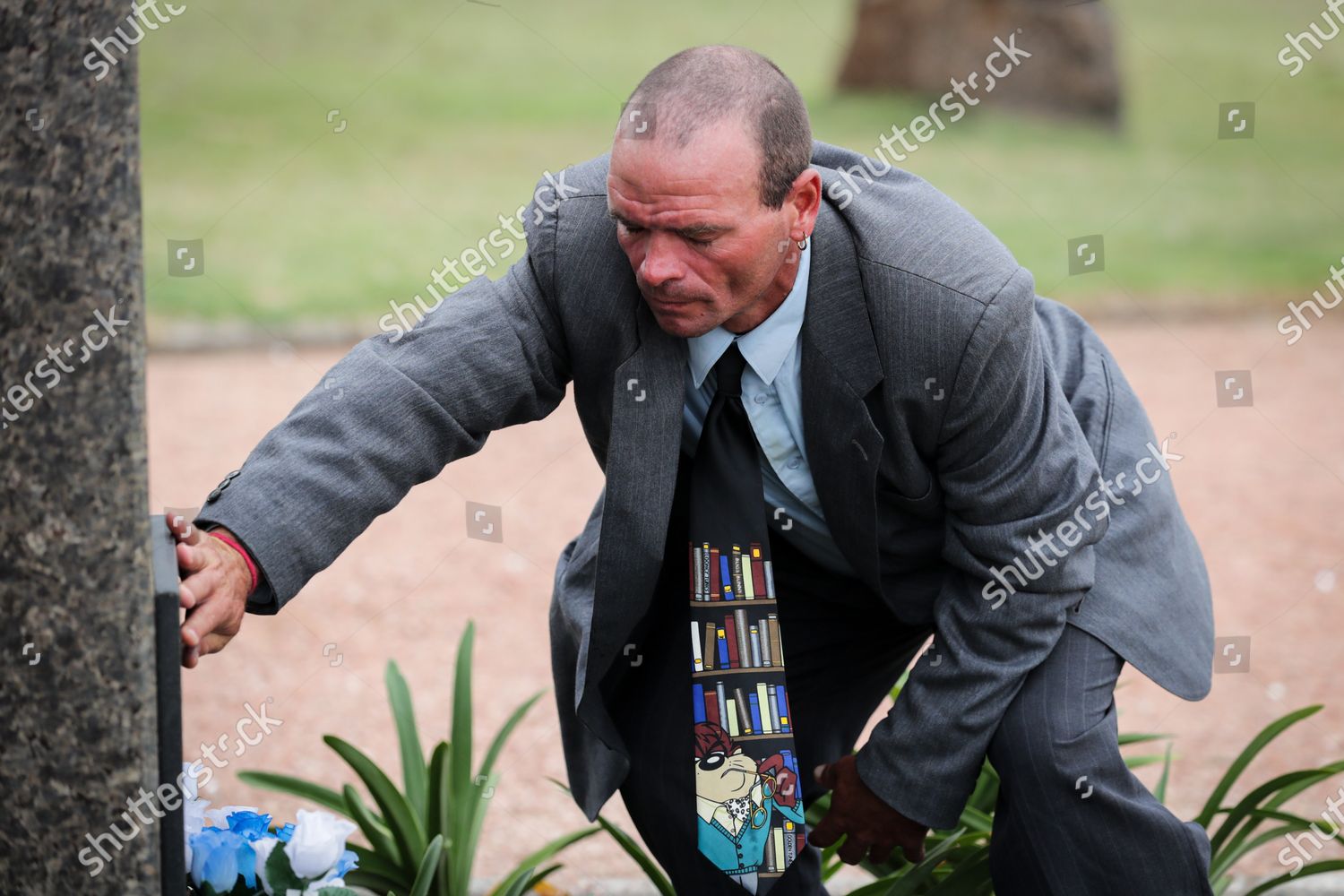 Man Bows Before Statue Goddess Seas Editorial Stock Photo - Stock Image ...