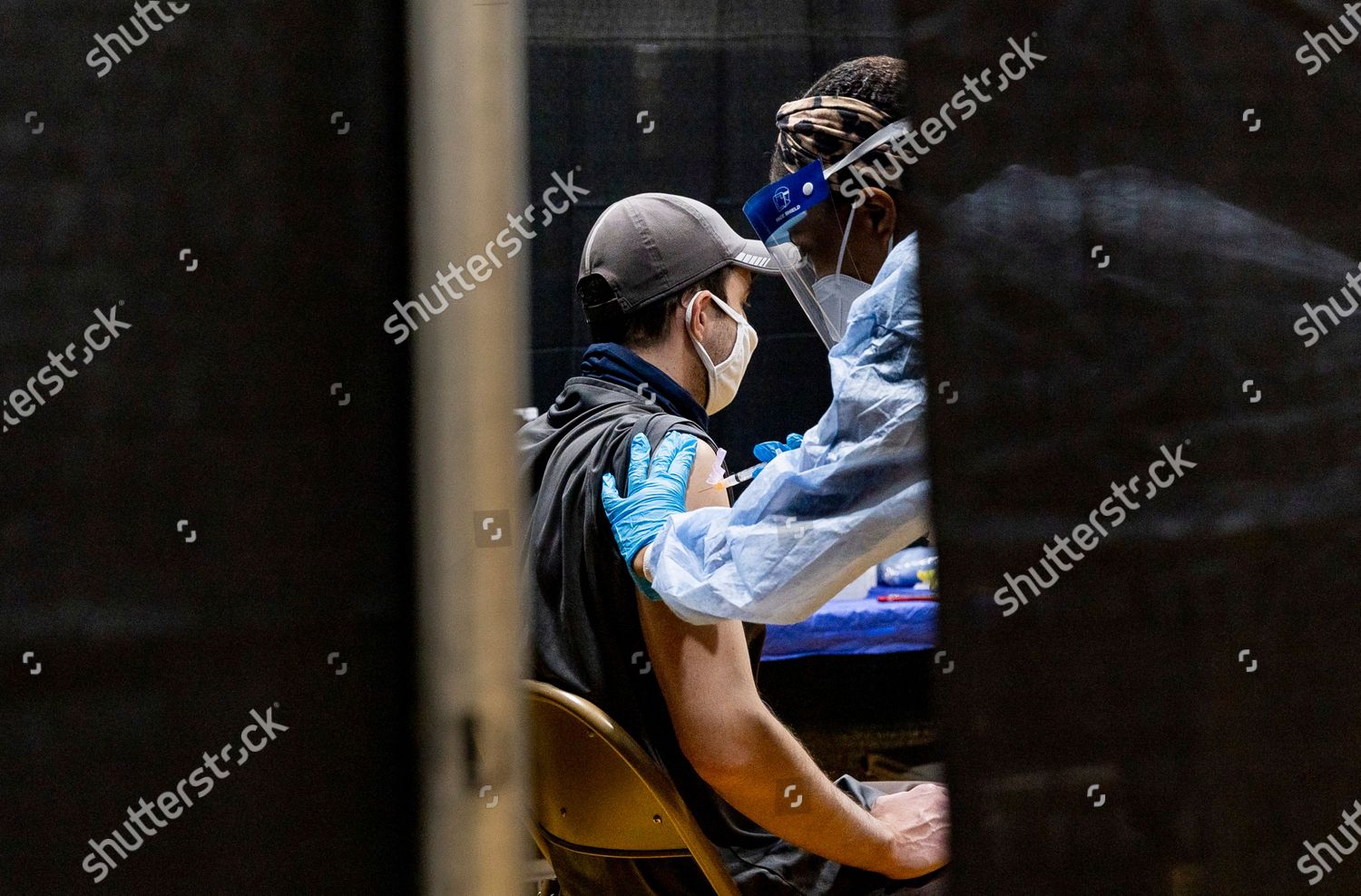 Licensed Practicing Nurse Vivian Thayer Administers Editorial Stock ...