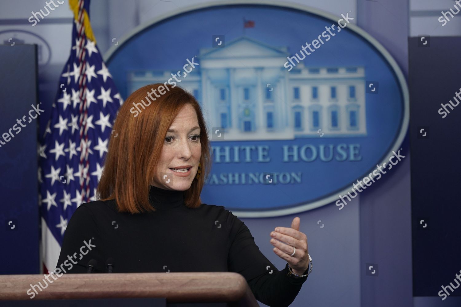 White House Spokesperson Jen Psaki Holds Editorial Stock Photo - Stock ...