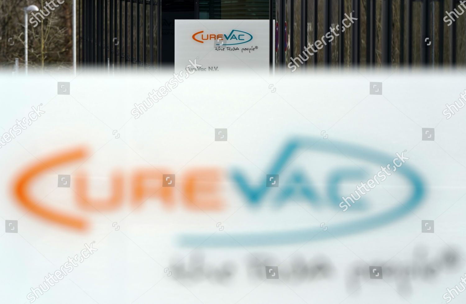 View Logo Biopharmaceutical Company Curevac Main Editorial Stock Photo ...