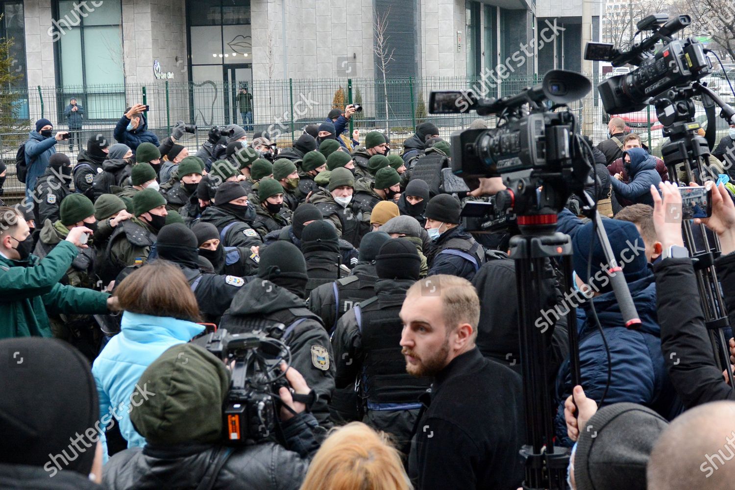 Activists Ukrainian Farright Organization Right Sector Editorial Stock ...