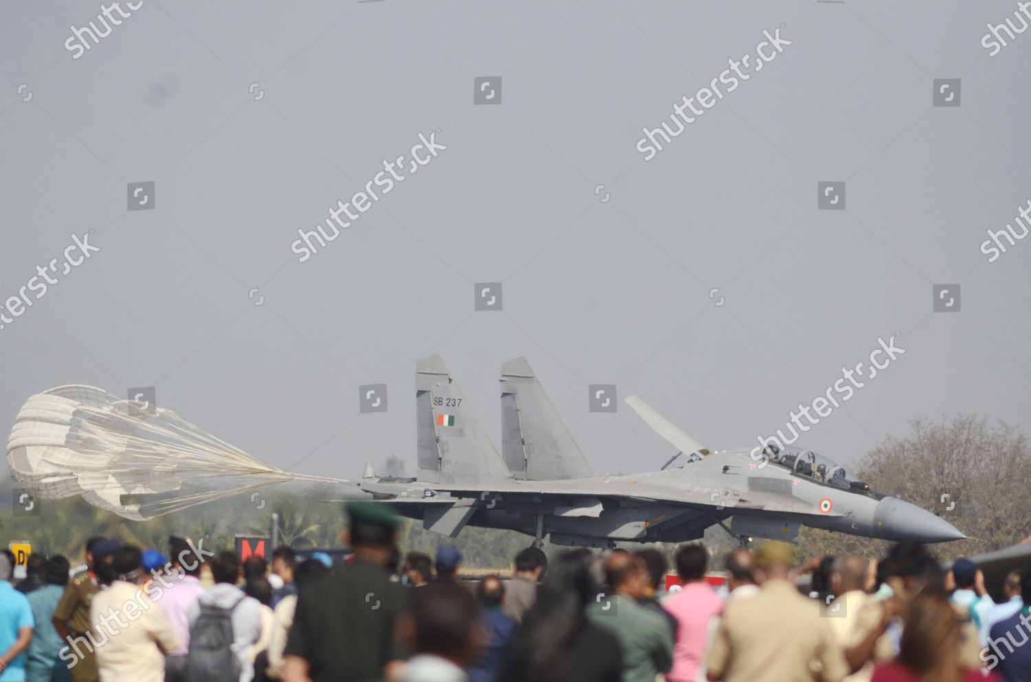 Sukhoi Su30 Mki Fighter Aircraft Lands Editorial Stock Photo - Stock ...