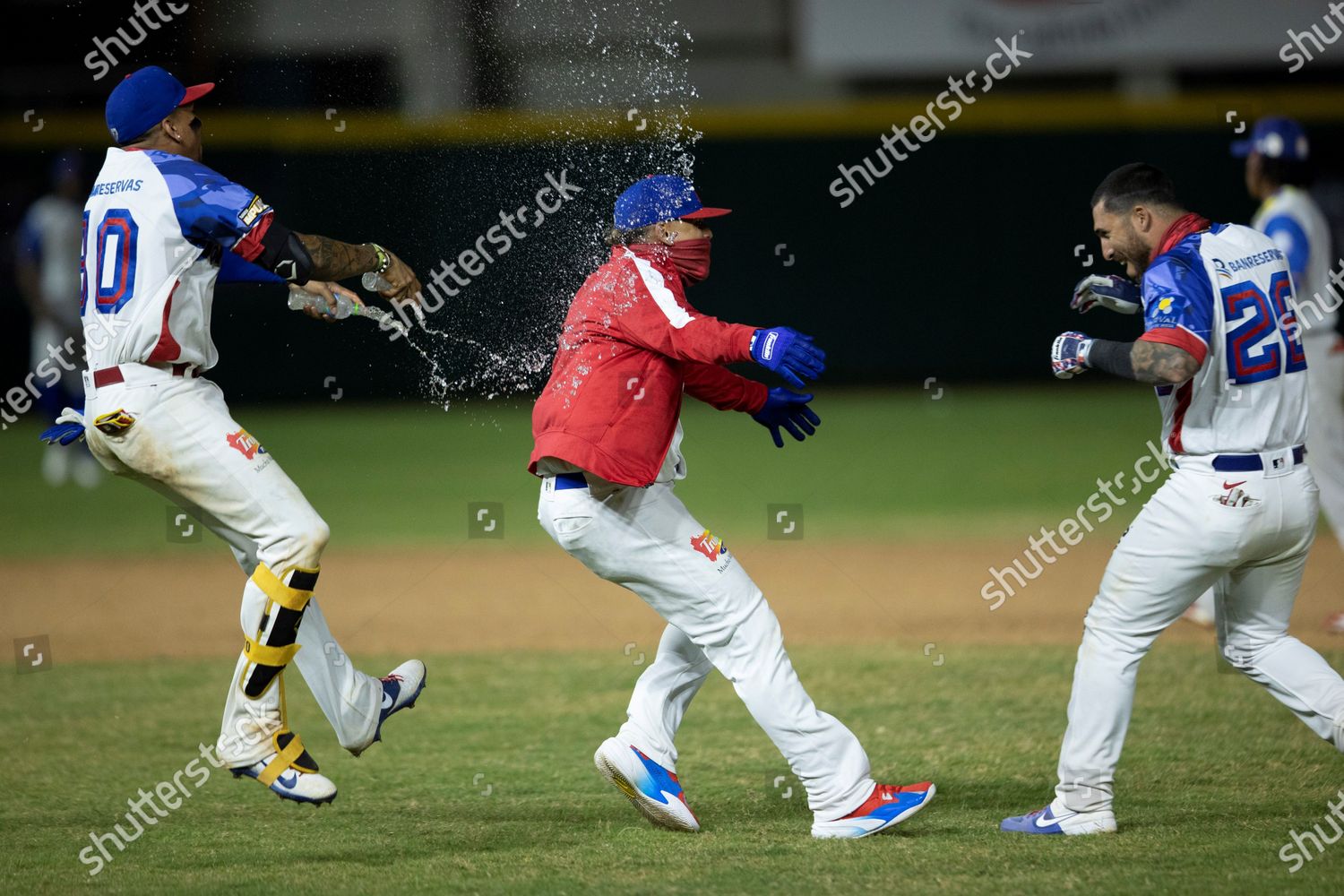 Dominican Team Celebrates Their Victory Against Editorial Stock Photo ...