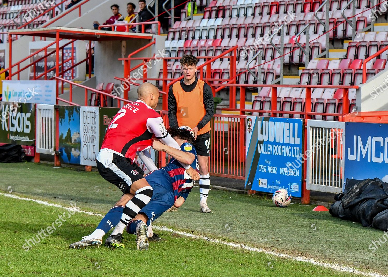 Jake Caprice 2 Exeter City Commits Editorial Stock Photo - Stock Image ...