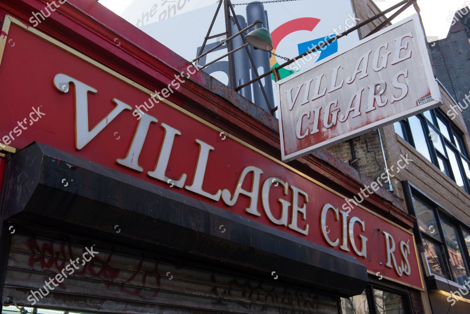 View Red Storefront Village Cigars On Editorial Stock Photo - Stock ...