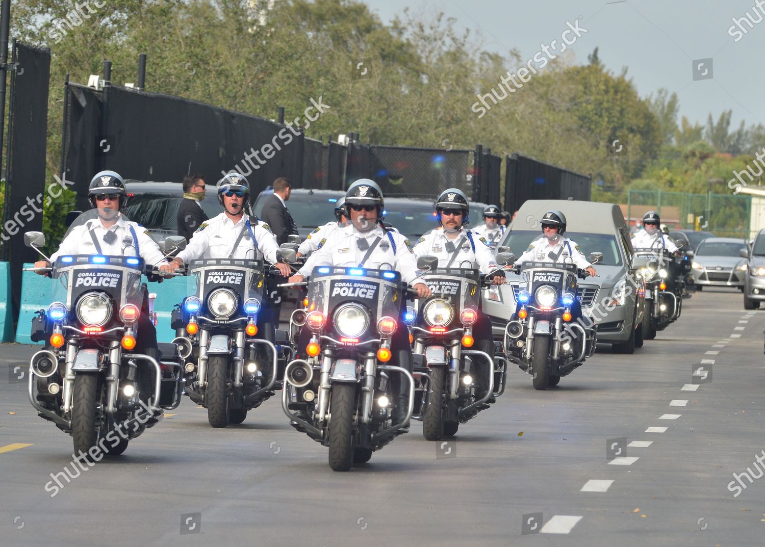 Funeral Procession Slain Fbi Agent Dan Editorial Stock Photo - Stock ...