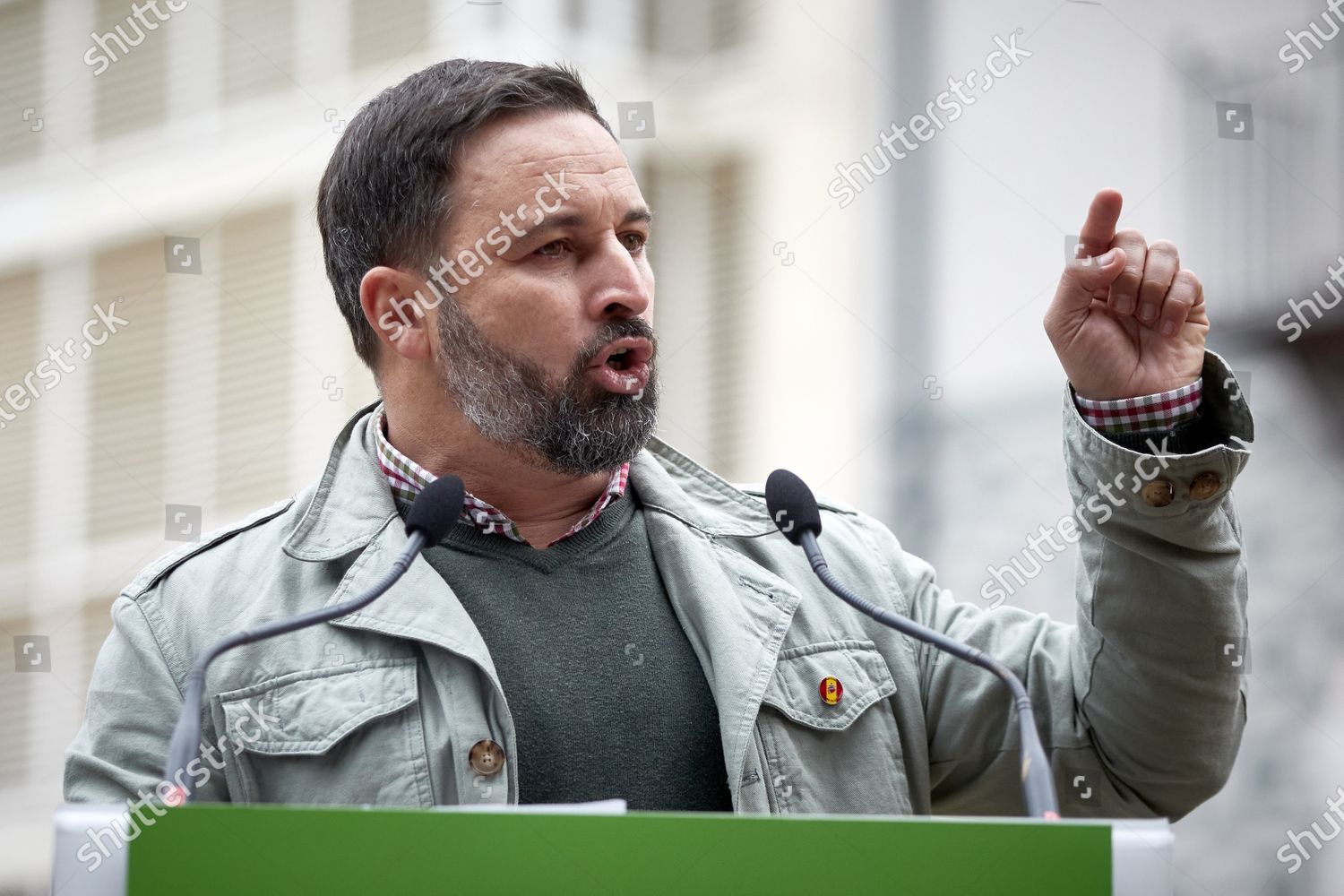 Leader Rightwing Vox Party Vox Santiago Editorial Stock Photo - Stock ...