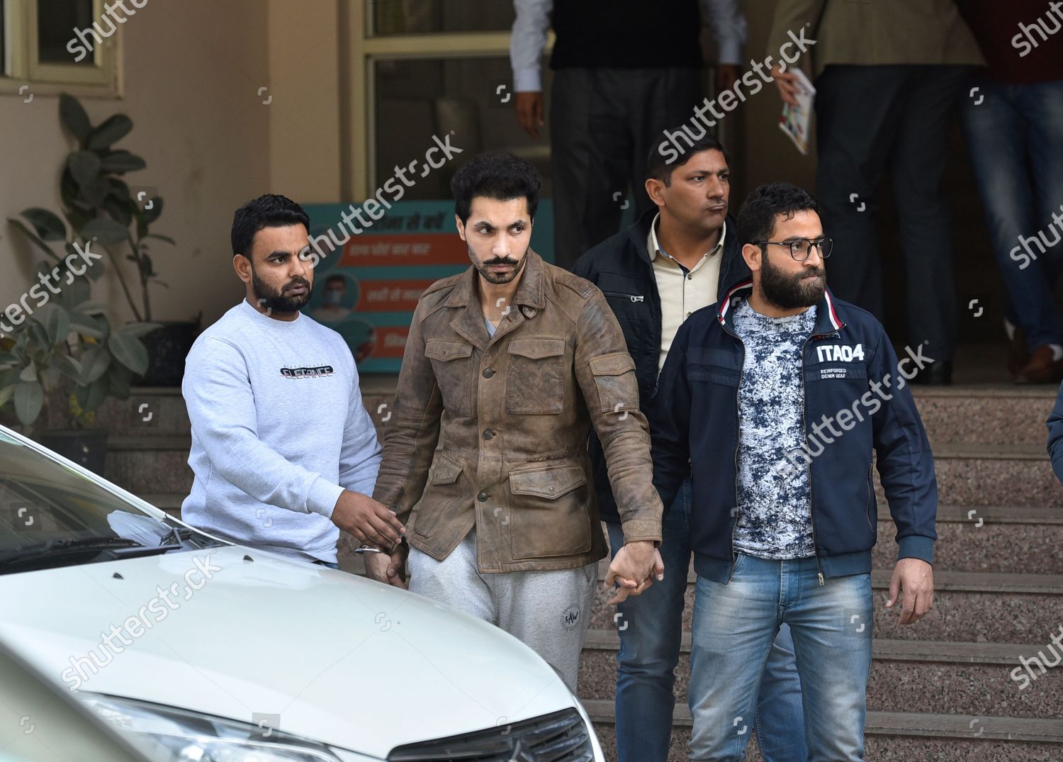 Actor Deep Sidhu Officers Delhi Police Editorial Stock Photo - Stock ...
