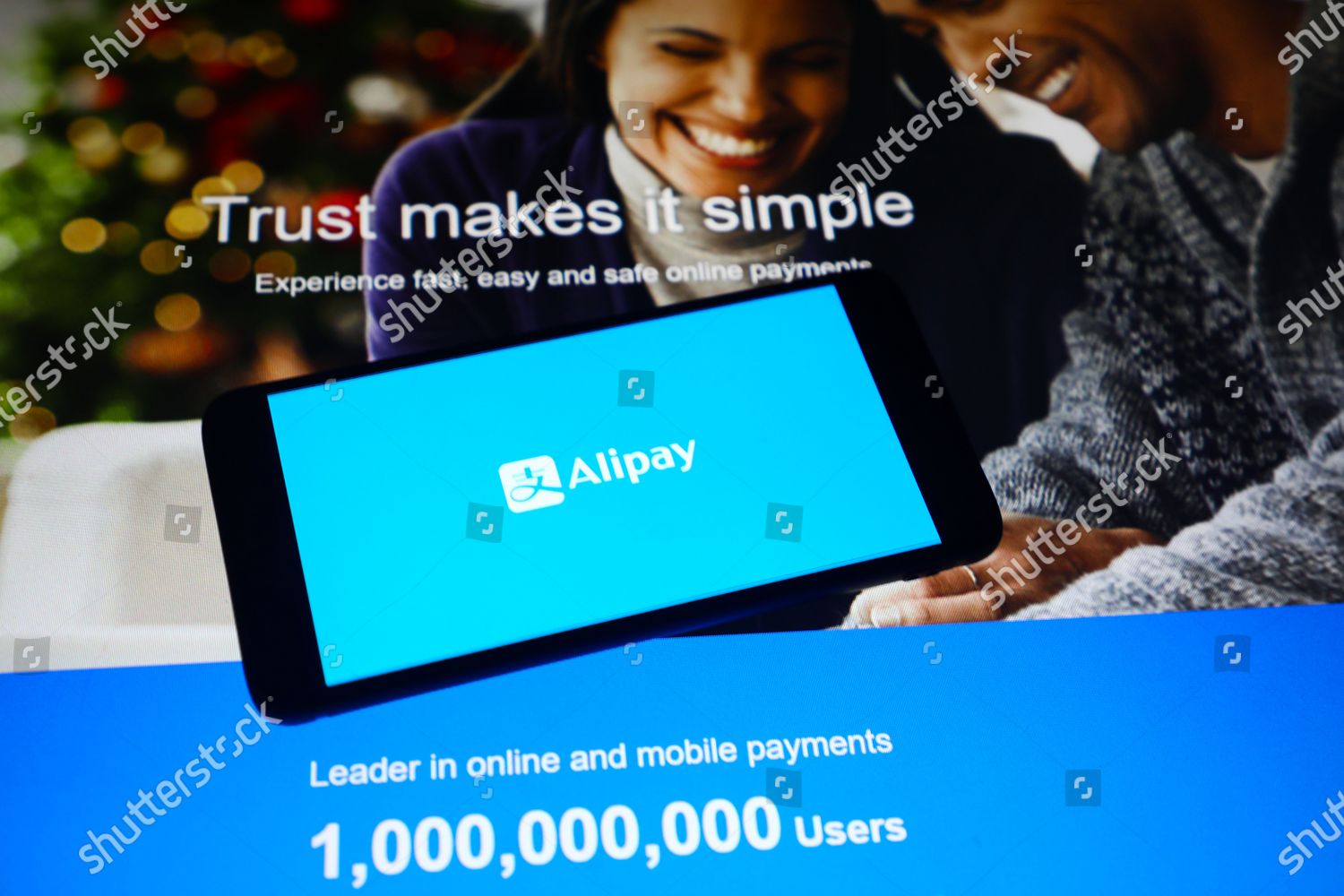Alipay App Logo Displayed On Mobile Editorial Stock Photo - Stock Image ...