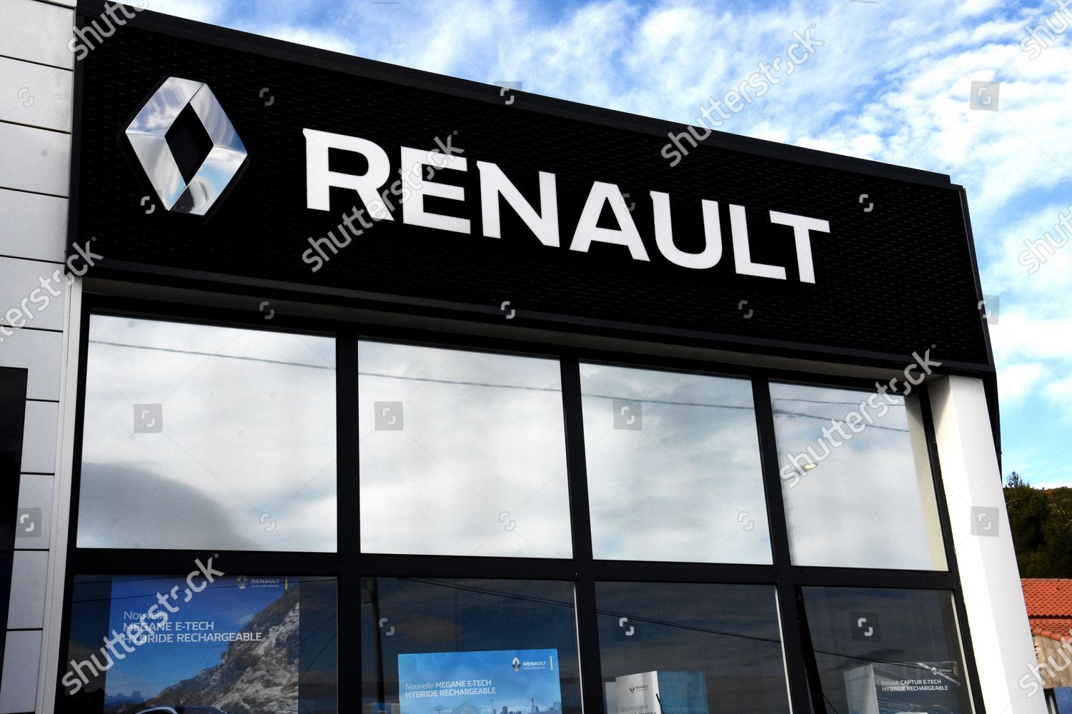 Renault Logo Seen Dealer Car Brands Editorial Stock Photo - Stock Image ...