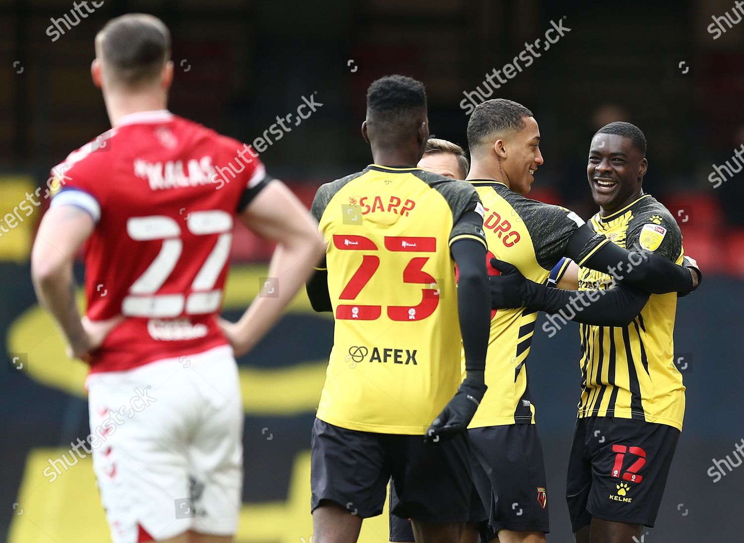 Ken Sema Watford Celebrates Scoring Opening Editorial Stock Photo ...