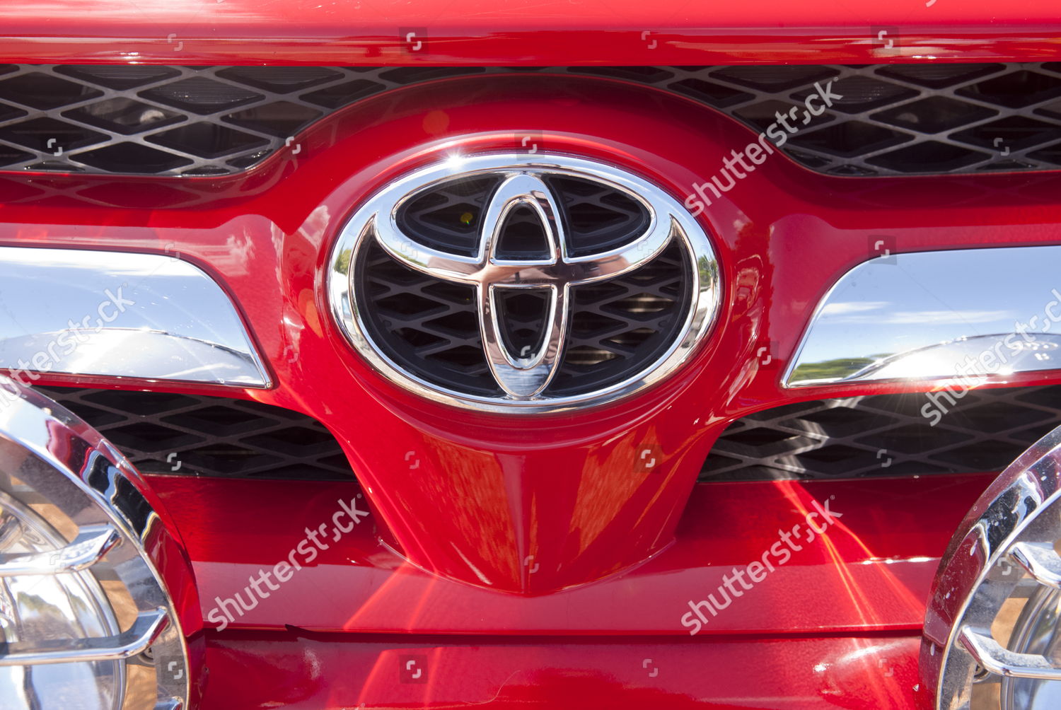 Toyota Grill Badge Editorial Stock Photo - Stock Image | Shutterstock