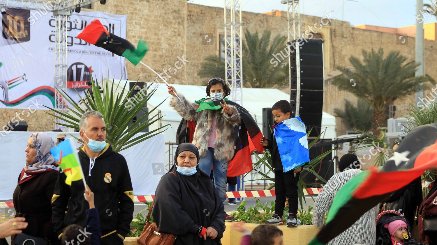 Libyan People Attend Festivities Commemorate 10th Editorial Stock Photo ...