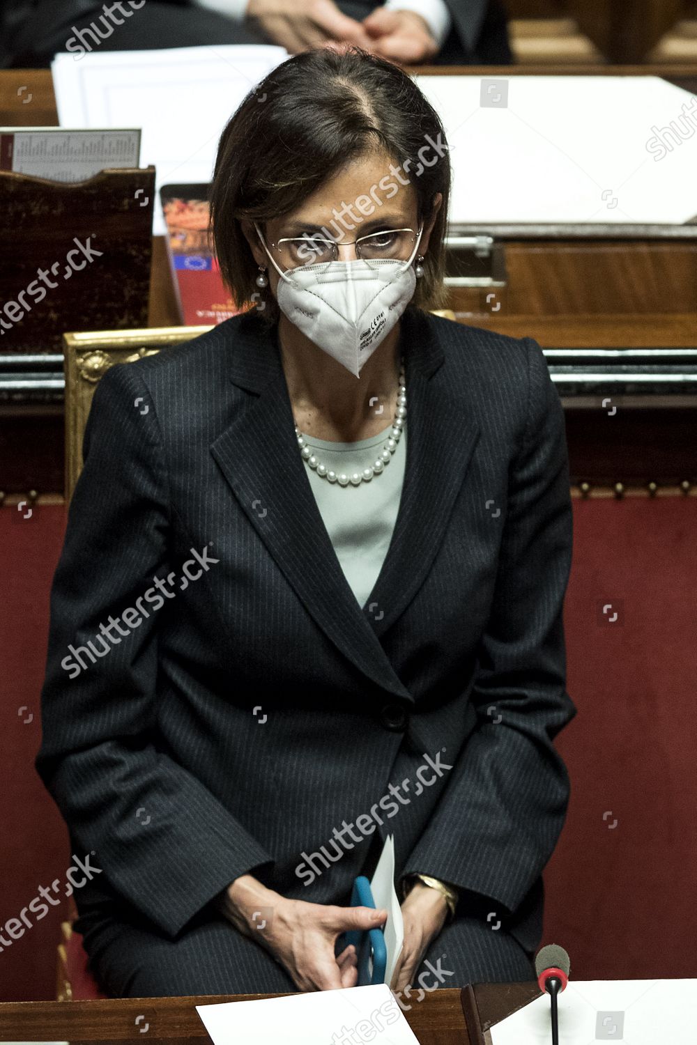 Minister Justice Marta Cartabia During Speech Editorial Stock Photo ...
