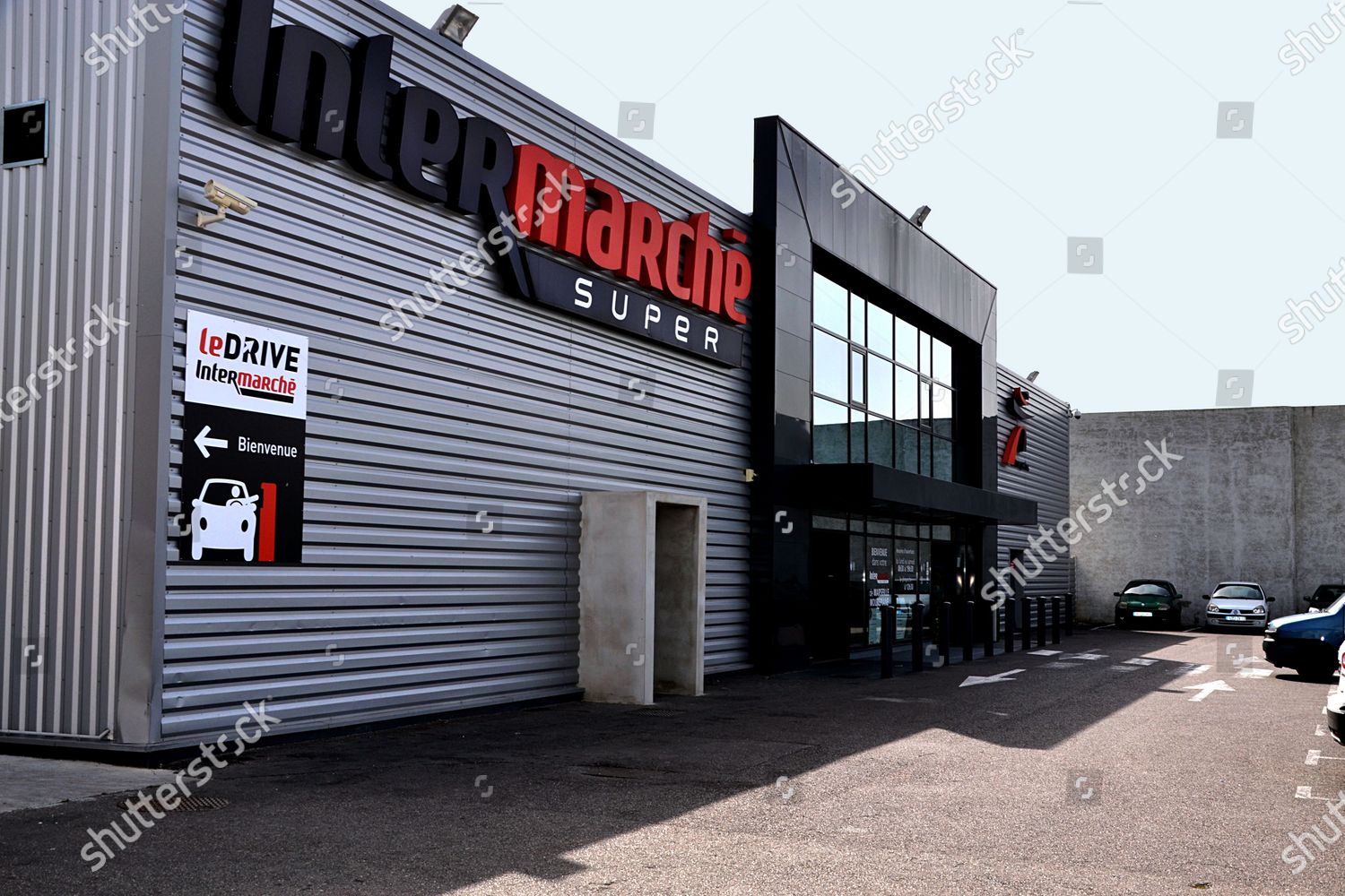 Intermarche Logo Seen On Their Supermarket Editorial Stock Photo ...