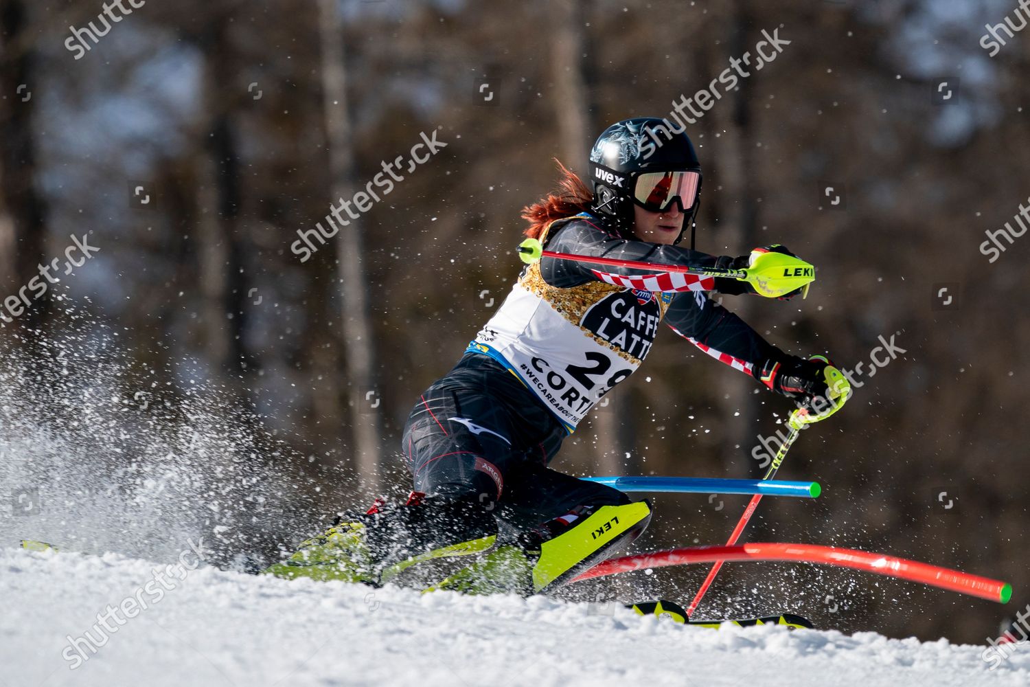Leona Popovic Cro Competing Telepass Fis Editorial Stock Photo - Stock ...