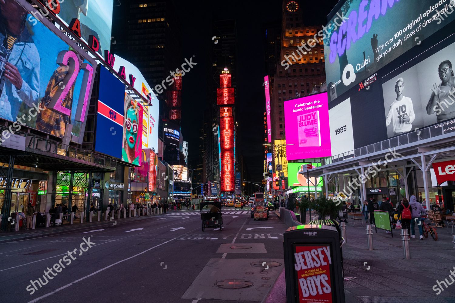 View Iconic Times Square Which Slowly Editorial Stock Photo - Stock ...