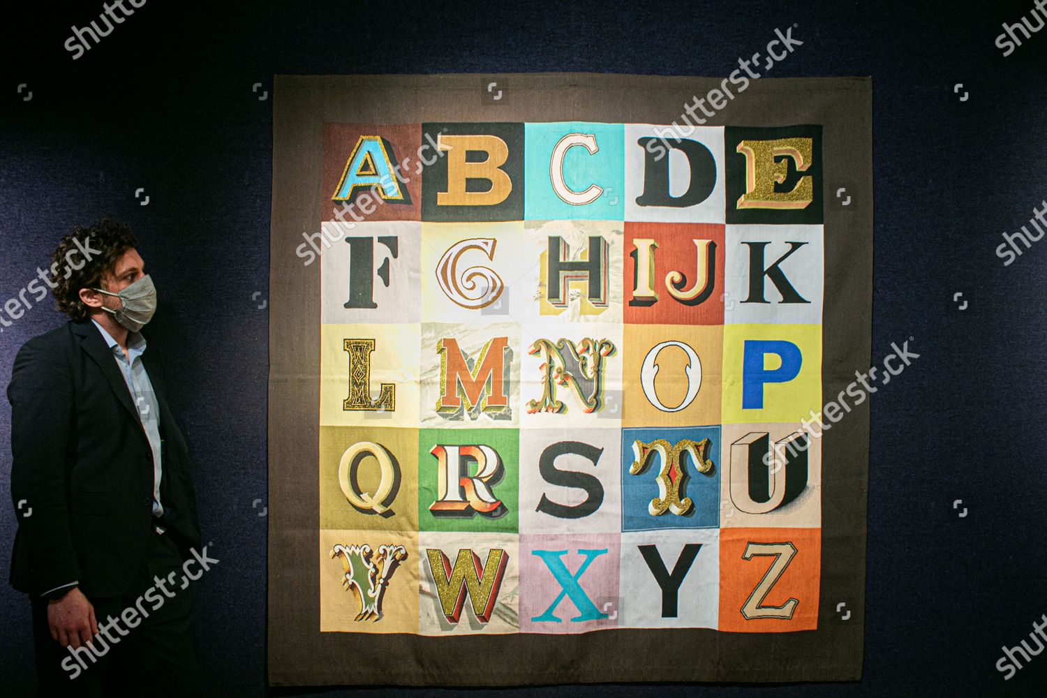Sir Peter Blake Ra Alphabet 2008 Editorial Stock Photo - Stock Image ...