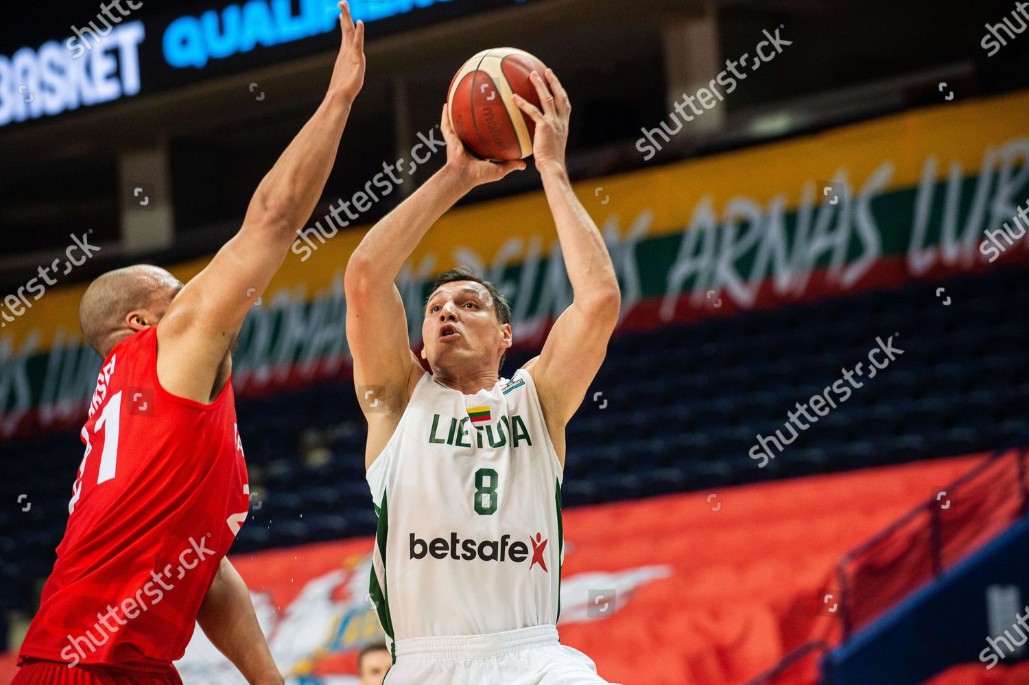 Jonas Maciulis R Lithuania Shoots During Editorial Stock Photo - Stock ...