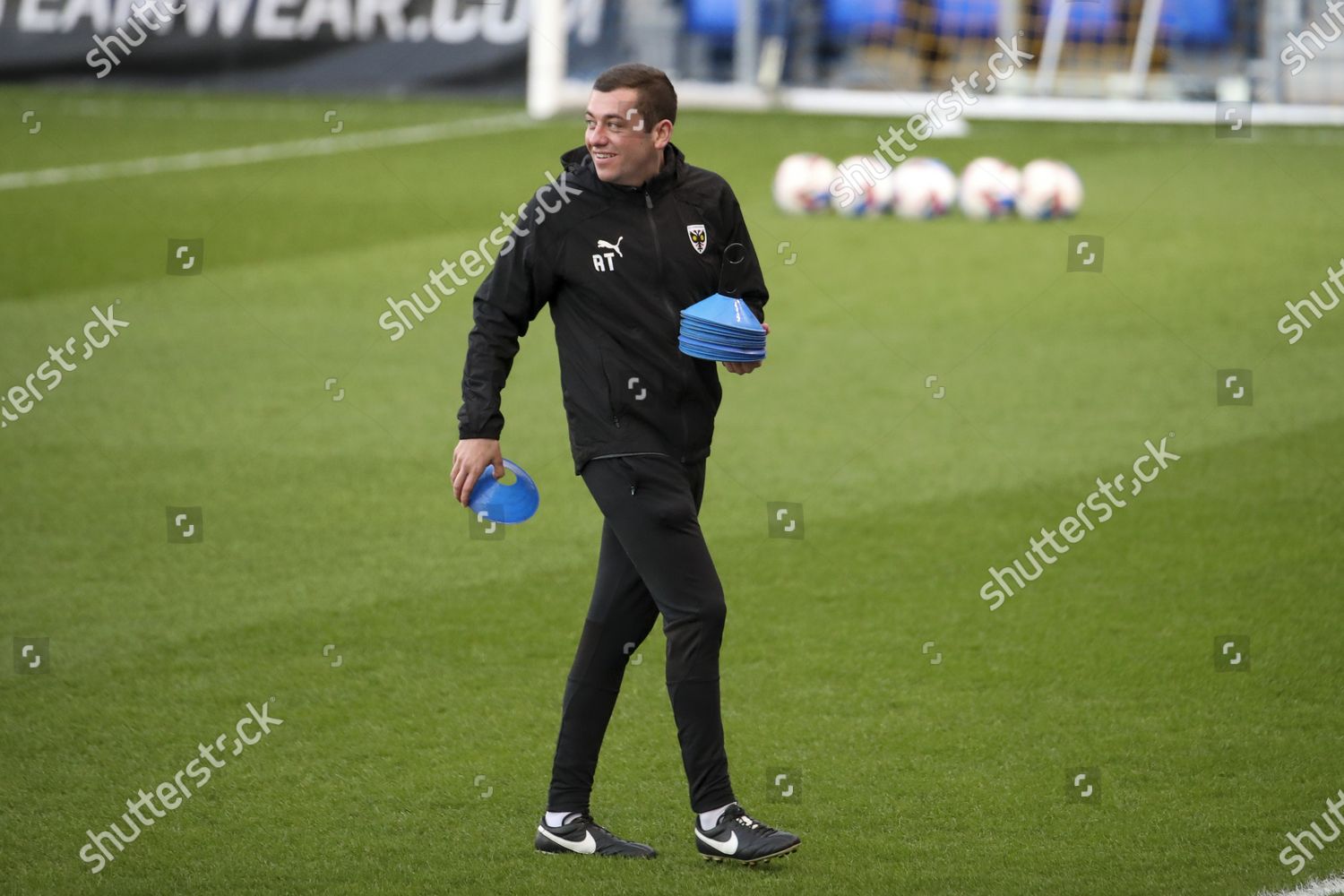 Afc Wimbledon Coach Rob Tuvey Setting Editorial Stock Photo - Stock ...