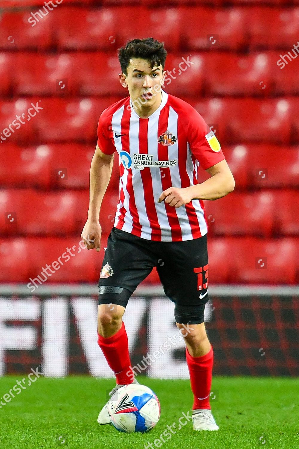 Luke Onien 13 Sunderland Afc During Editorial Stock Photo - Stock Image ...
