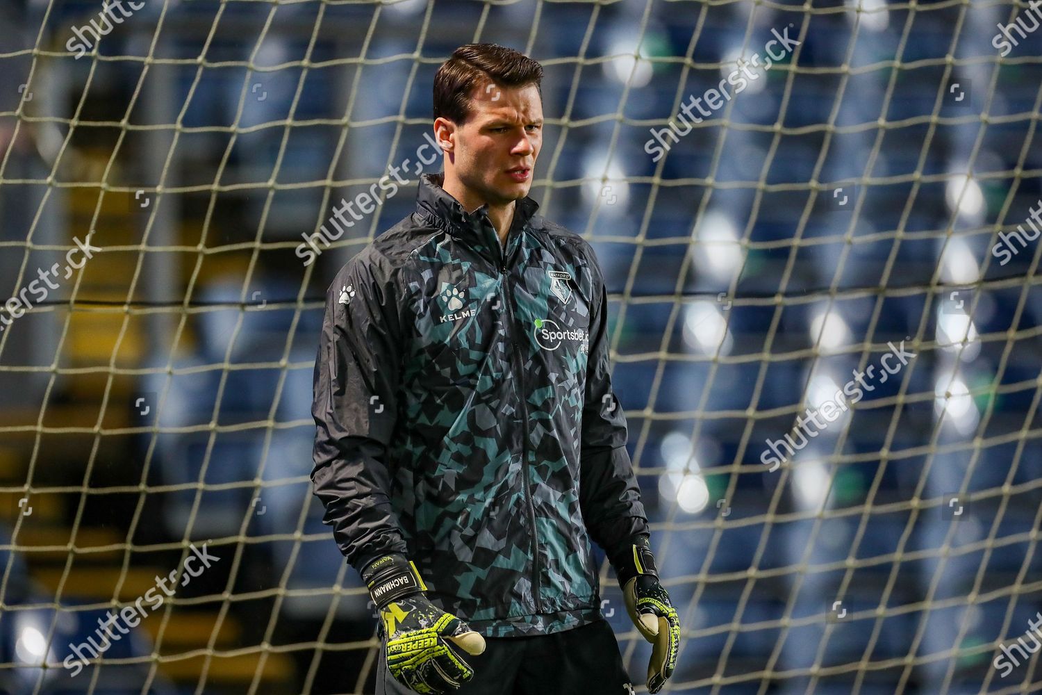 Watford Goalkeeper Daniel Bachmann 26 Pre Editorial Stock Photo - Stock ...