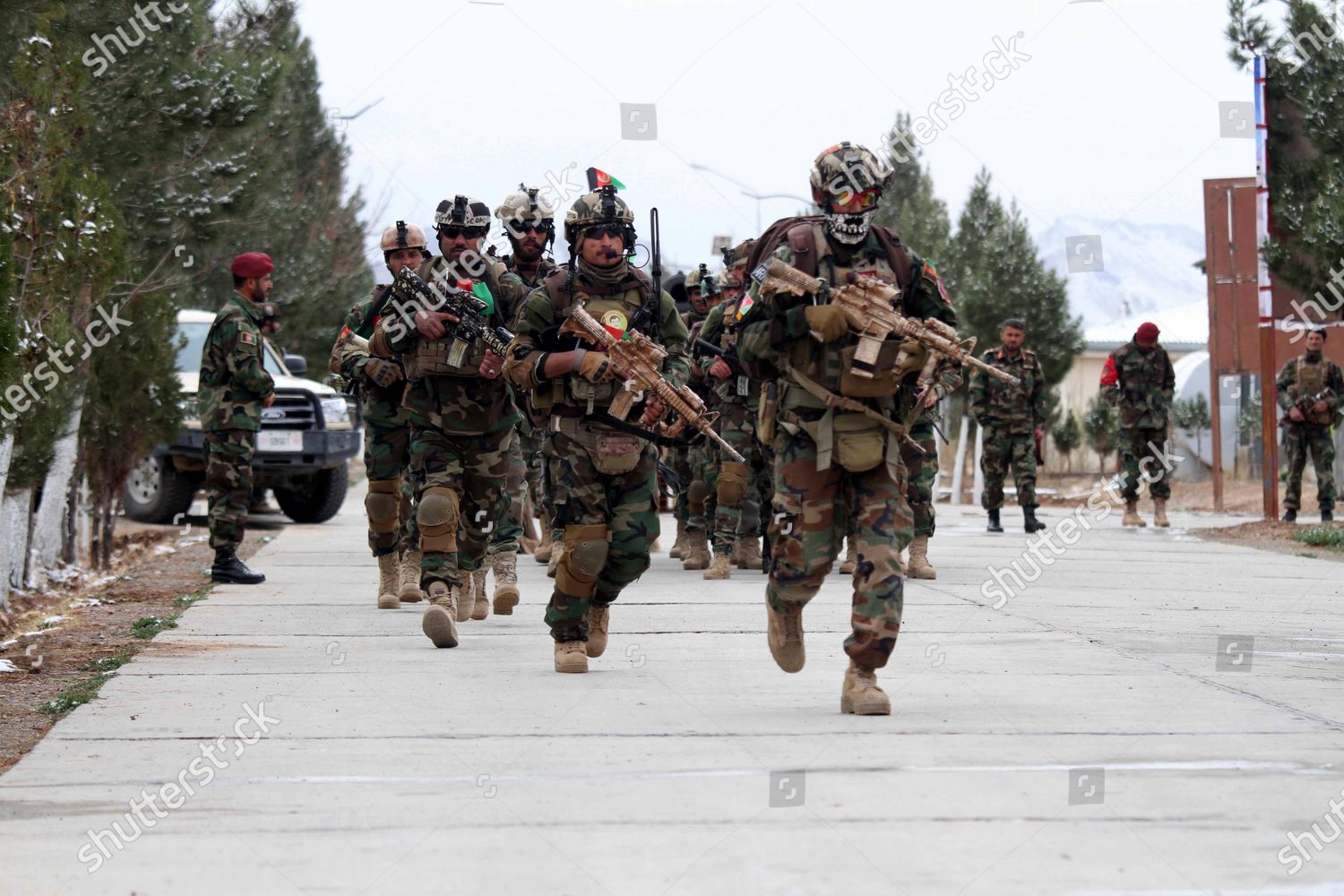 Afghan Special Forces Commandos Prepare Leave Editorial Stock Photo ...